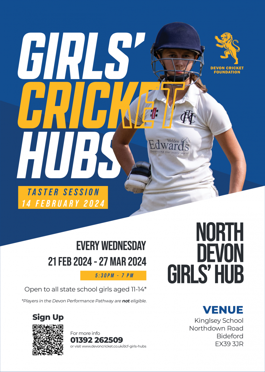 North Devon DCF Girls' Hub - Devon Cricket